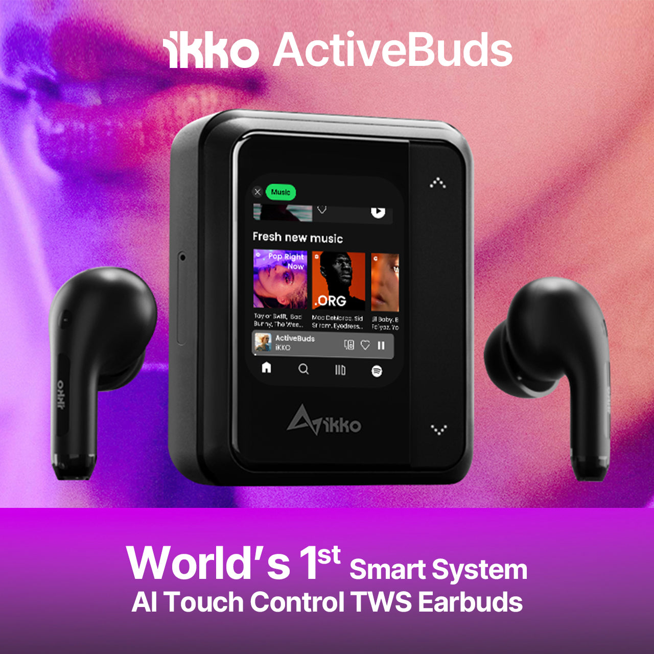 iKKO ActiveBuds: Transforming TWS Earphones with AI and Touchscreen