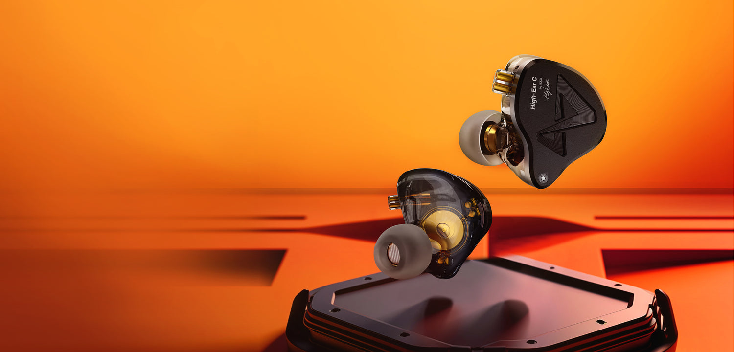 High-Ear C - Golden Tone - In-Ear Monitors - High Fidelity | iKKO Audio
